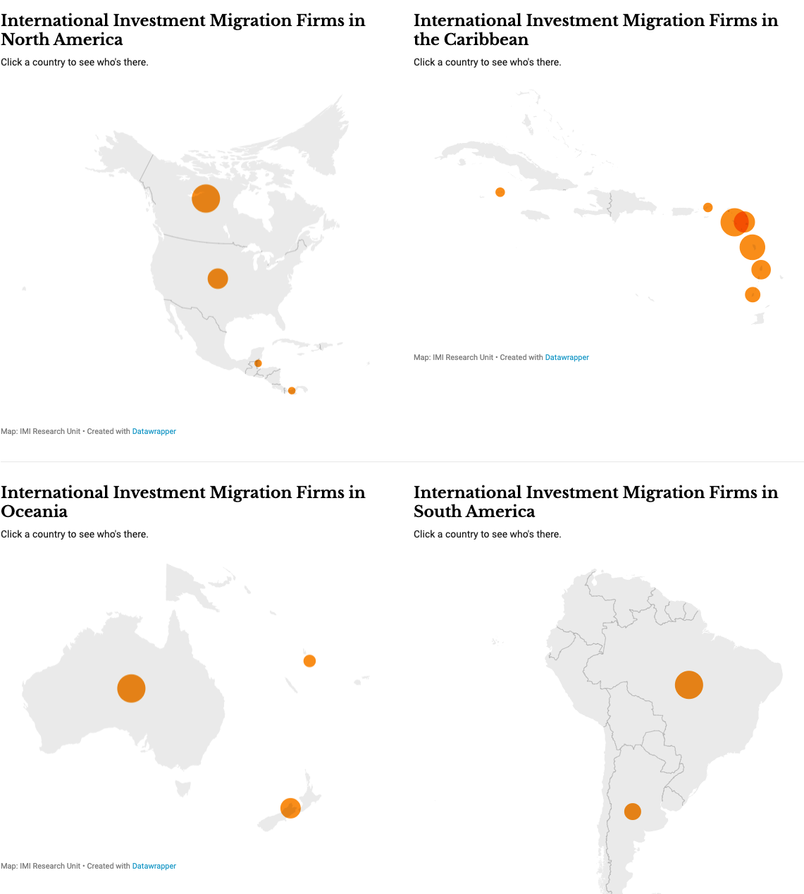 New Tool: List and Maps of Global Investment Migration Company Office ...
