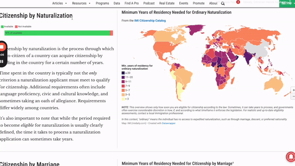 NEW: The IMI Citizenship Catalog - Every Path to Citizenship in Every ...